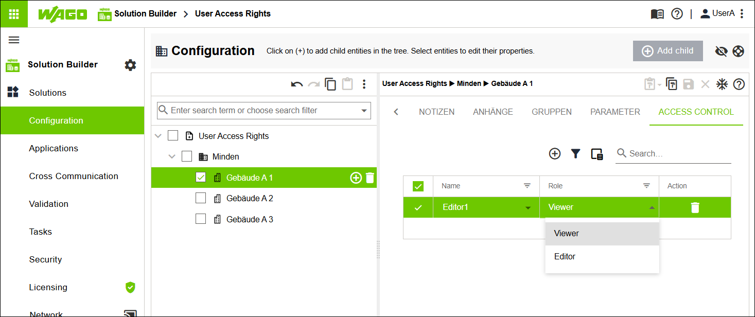 Assigning Users and Granting Access Rights